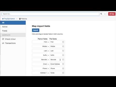 Tiny Tutorial: Adding and Importing Patrons