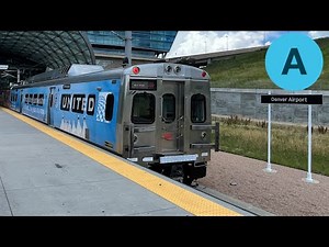 Riding Denver RTD A Line, Denver International Airport (DIA) to Union Station in Downtown Denver