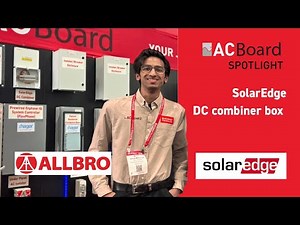 SolarEdge DC combiner box | ACBoard