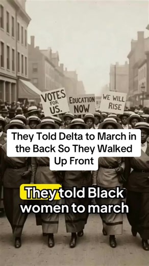 They Told Delta to March in the Back So They Walked Up Front. Delta Sigma Theta history Howard University 1913 Black women suffrage movement Founders of Black sororities HBCU civil rights pioneers Founded in 1913 at Howard University, Delta Sigma Theta emerged as a powerful force for Black women’s leadership, marching for civil rights when the movement tried to exclude them and building a legacy of service, strategy, and defiance. #HBCULineage #DeltaSigmaTheta #BlackHerstory #WomensHistory #TikT