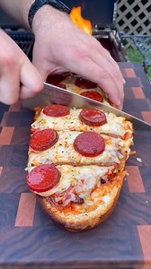 8M views · 175K reactions | Cheesy bread with a surprise filling  | Over The Fire Cooking by Derek Wolf | Facebook