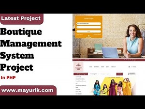 Boutique management system project in php | boutique management software | Source Code & Projects
