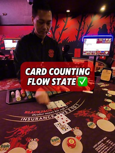 Circus on Instagram: "Have you reached Card Counting Flow State before...? #circusap #blackjack #cardcounting #casino #flowstate"