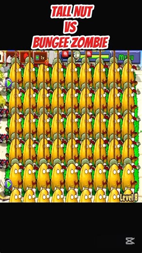 *TALL NUT VS BUNGEE ZOMBIE*#shorts #short #pvz #youtubeshorts #shortvideo #pvzfusion #gaming #games