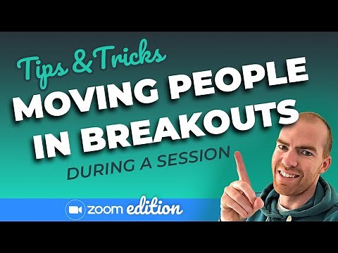 Moving people between breakouts in Zoom | Tips & Tricks