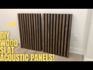 DIY PRO WOOD SLAT ACOUSTIC PANELS! DREAM HOME STUDIO BUILD!