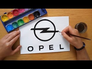 How to draw the OPEL logo 2023