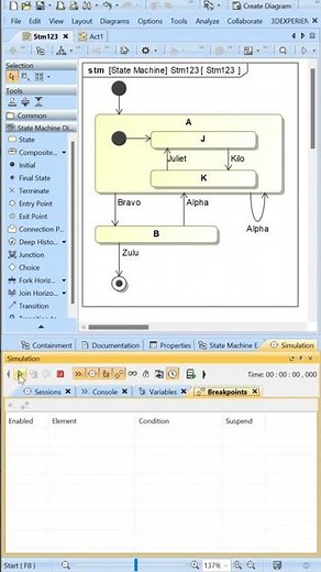 Initial Pseudo State | State Machine Diagram