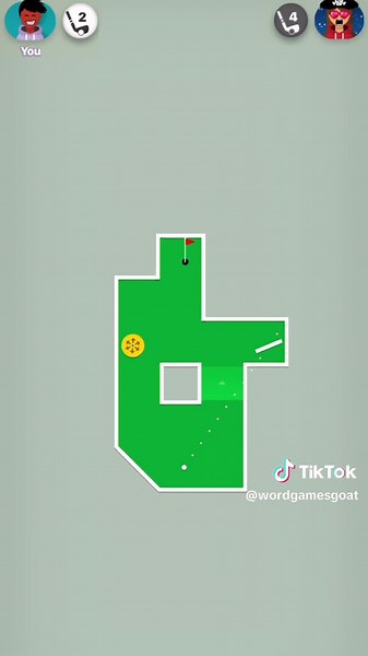 5 Hole in Ones IN A ROW is crazy in Gamepigeon mini golf #imsg #imsggames #gamepigeon #wordhunt #wordbites #anagrams #minigolf