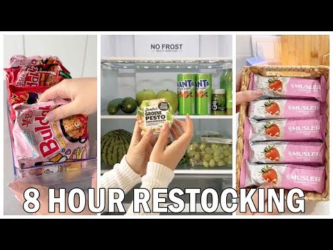 8 Hour Satisfying Restocking ASMR ✨ Cleaning, Organizing, Restocking Video For Relaxation