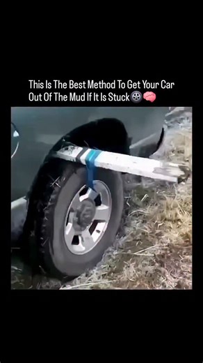 TuesdayCigarettes | Most drivers have NO idea this simple trick can save them when their car is completely stuck in mud 🚙💡 When a tire spins in mud, it loses... | Instagram