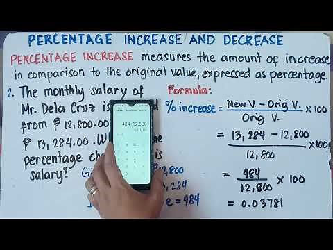 Percentage Increase and Decrease | Grade 7 | Matatag Curriculum | Explain In Detailed |