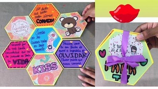 Aprende como hacer una tarjeta hexagonal PLANTILLA► https://drive.google.com/file/d/1O5ELJ_mbqc4imo-BFF8ddzmpRZHqrR8f/view | Pinky Manualidades