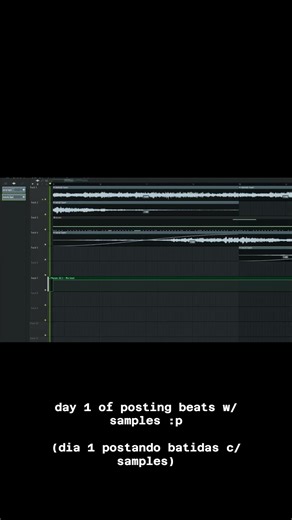 day 1 of posting beats using samples