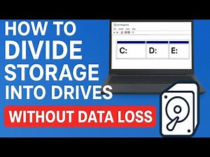 How to Divide Storage into Drives in Windows |Create C,D,E Drive easily| Disk Partition Guide 👍👍