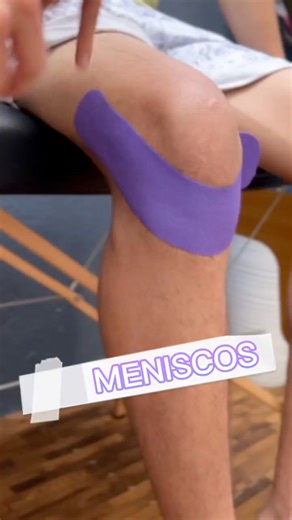 Helps improve stability, reduce pain, and support the knee during movement #meniscus #fblifestyle #kinetape | Kinetape Academy