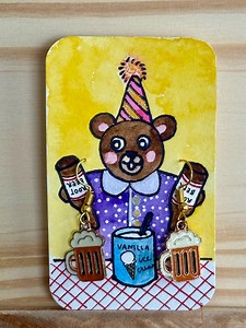 Root Beer Float Dangle Earrings - Perfect Cute Food-themed Jewelry Gift for Root Beer Float/beer Lovers! - Etsy Canada