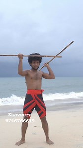 Double staff spinning🔥🔥🔥 For online class: 9746766619 #kalaripayattu #martialartstraining | Vishnu Lal