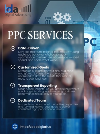 Smarter PPC starts with strategy—not guesswork. 📊 From data-driven optimization to customized goals, transparent reporting, and a dedicated team focused on your growth, we build PPC campaigns designed to convert and scale what works. 🚀 Ready to turn clicks into real results? 👉 Get started today: https://bdadigital.us/ #CoronaCA #CoronaCalifornia #InlandEmpire #IEBusiness #SoCalBusiness #RiversideCounty #CoronaBusiness #CoronaEntrepreneur #CoronaSmallBusiness #InlandEmpireBusiness #SoCalEntrep