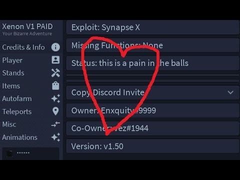 Xenon hub V1 Paid | YBA | Afterglow sucks