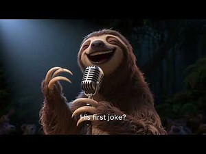 Silly Sloth Attempts to Become a Stand-Up Comedian
