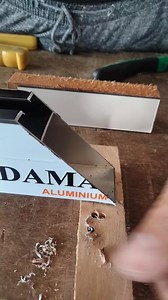 Reinstall the top and bottom spigots. #work #diy #reels #konten #viral #fyp #vod #trending #indonesia #craftsman #aluminium #glass #acp #granik | Apa BE