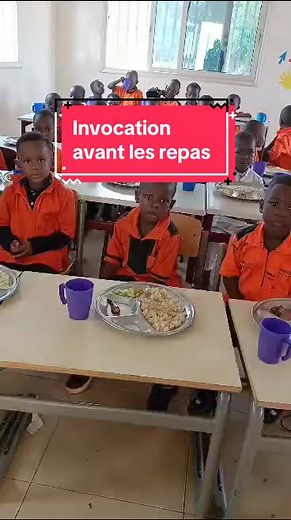 Invocation avant les repas : prière islamique