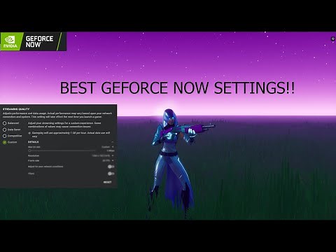 *BEST* GEFORCE NOW SETTINGS TO Reduce Lag/Stutters