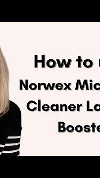Norwex Microfiber Cleaner Booster and how to Deep Clean your Norwex!
