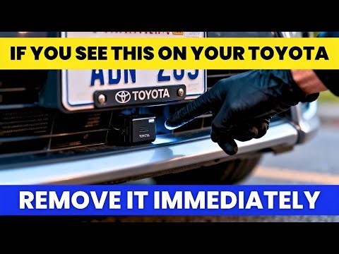 Toyota Owners If You See THIS on Your Car, REMOVE It Immediately
