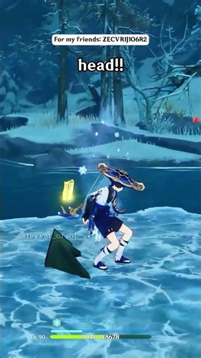 Interrupt him when he uses his skill. (code: ZECVR1J1O6R2)#genshinimpact#genshinfunny#scaramouche