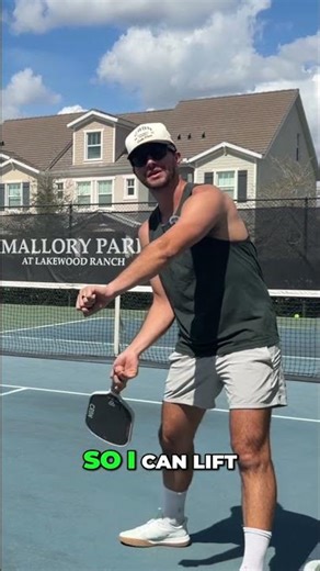 In order to make a normal shot... #pickleball #pickleballtips