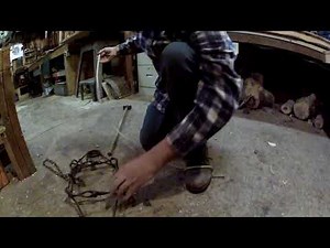 Trapping setting a Conibear trap made easy