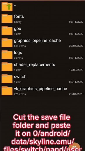 How to Add Save File on Skyline Android