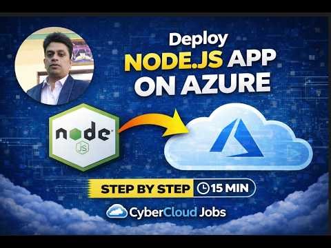 Deploy Node js App on Azure Web App Step by Step Tutorial