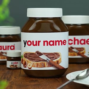Personalised Chocolate Spread LABEL VINYL STICKER Funny Novelty Hazelnut Gift Birthday Anniversary - Etsy