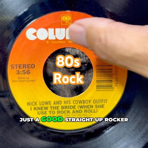 80s Rock Gem: Discovering Nick Lowe's 'I Knew the Bride'! #rockmine #vinyl #records