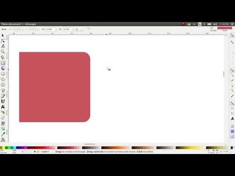 Inkscape Tips: One sided rounded corners in a rectangle