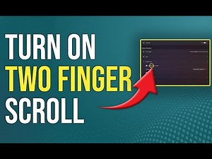 How To Turn On Two Finger Scroll On Windows 11 (How To Enable Two Finger Scroll On Windows 11)