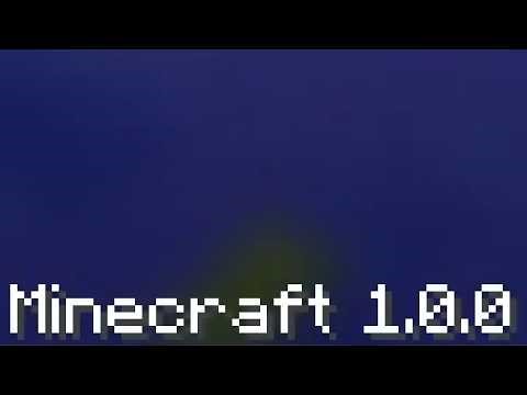 Trying Minecraft 1.0.0 for the first time!