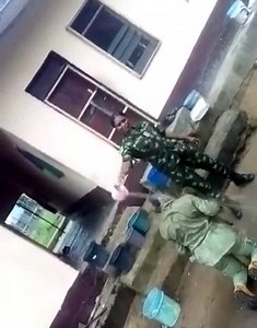 TRENDING VIDEO: Soldier bathes corps member with dirty water over argument in Calabar. | TheCable