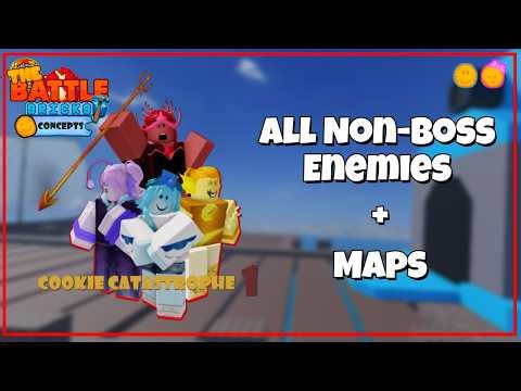 Cookie Catastrophe 1 Subchapter Concept #1 (All Non-Boss Enemies + All Maps)(Normal/Casual Mode)