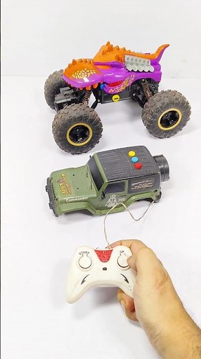 Remote control car with DC motor / Remote car Powered by Remote control / Remote wali car / DC motor