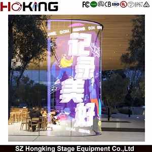 [Hot Item] Transparent Crystal LED Display Screen for Glass Stick Display