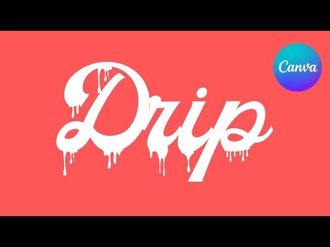 How to Create Drip Text Effect in Canva