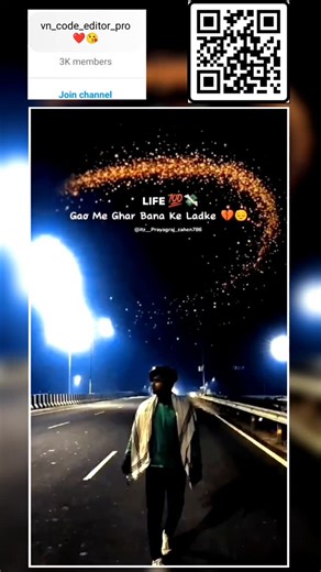 Vn Code Editor pro x7 on Instagram: "Trending VN CODE 🔥USE THIS SOUND 👇 Step 1: Take a screenshot of this reel Step 2: Open VN Video editor app Step 3: Click on the scanner in top of right corner Step 4: Scan the Screenshot & click on the download/use Step 5: Select your photos and export video #dileepeditx #dileepyadav393 #dileep_yaduvanshi_ #reel #trend #vncode #instsmagram #vnediting #vntutorial #reels #instagram #explore #edits #editing #edit #explorepage #trendingreels #trending #trend #r