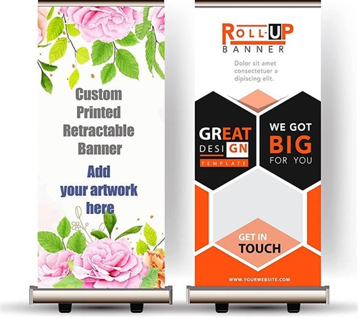 Custom Canvas Retractable Banner With Stand: Business Event Sign - Etsy