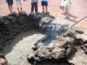 Mount Timanfaya (Lanzarote) Still an active Volcano
