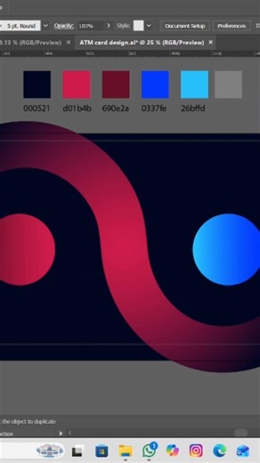 Glassmorphism Effect in Adobe Illustrator | Beautiful ATM Card Design|Full Video Link in Description