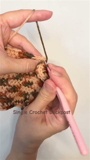 Single Crochet Backpost #crochet #crochettutorial #tutorialcrochet #crochetforbeginners #crochetart